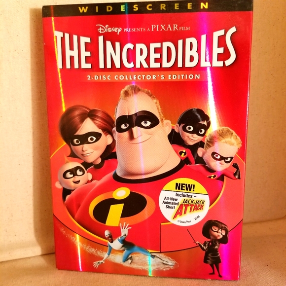 Vintage | Media | Disney Pixar The Incredibles Dvd 204 Widescreen ...